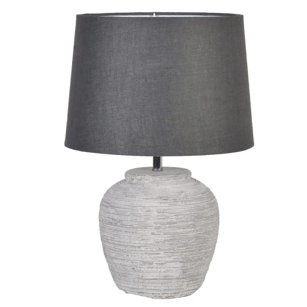 Grey Stone Lamp - Landlord Furniture Co